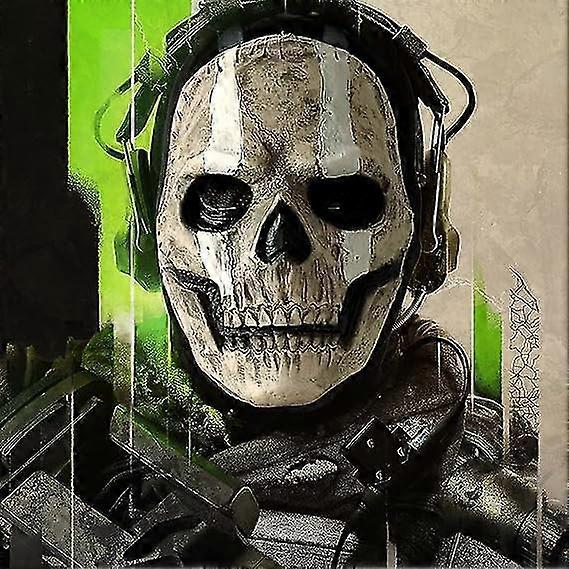 Call Of Duty Skull Ghost Mask Scary Masks Unisex Ghost Costume For ...