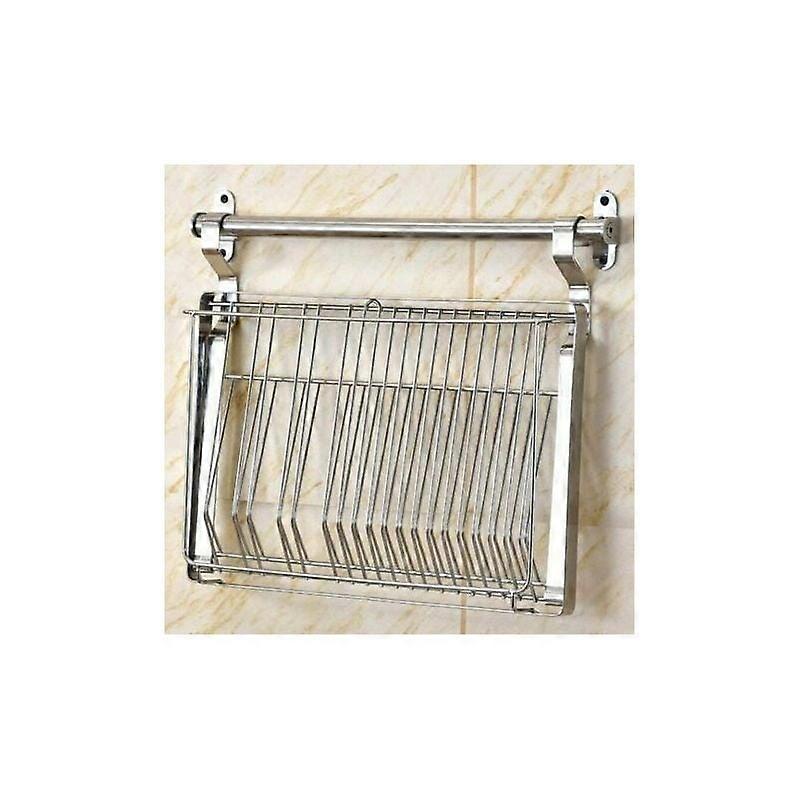 Collapsible wall mounted dish rack made of stainless steel by | Fruugo UK