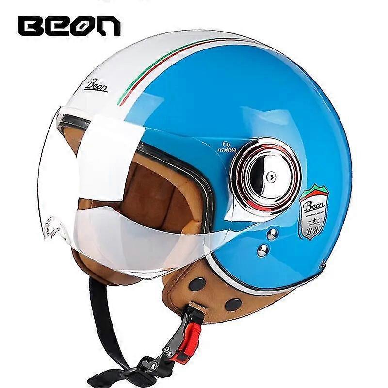 Four Seasons Electric Motorcycle Helmet Beon 3/4 Open Face E-scooter ...