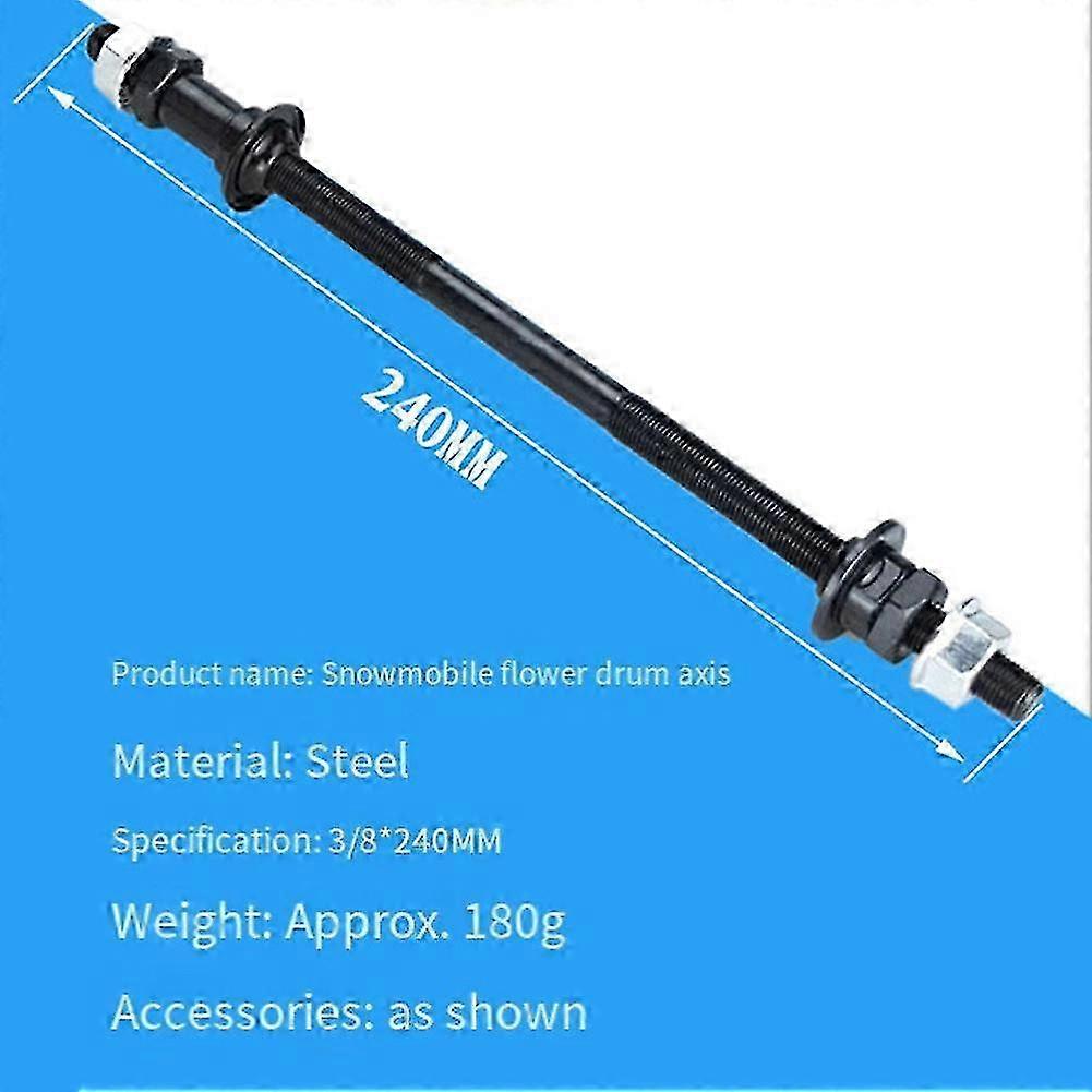 Lengthened 240mm Mountain Bike Snow Bike Fat Bicycle Rear Axle Refitted ...