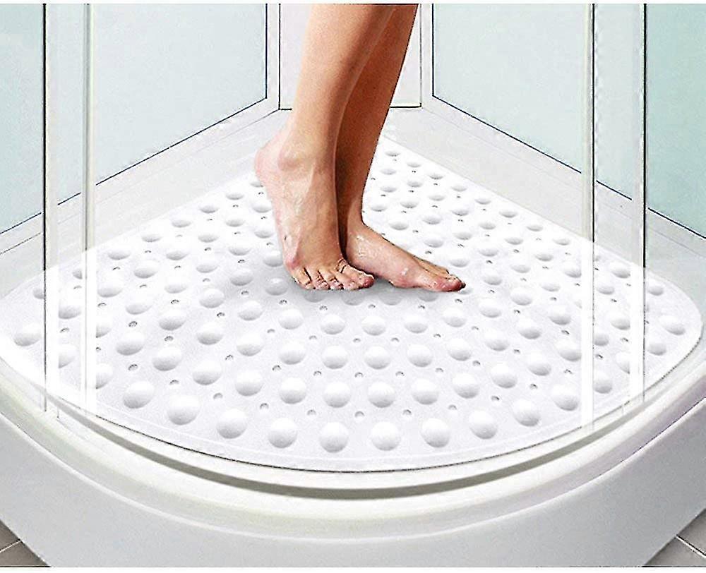 Shower Mat Anti-slip Bath Mat Anti-bacterial Quadrant Triangle Massage ...