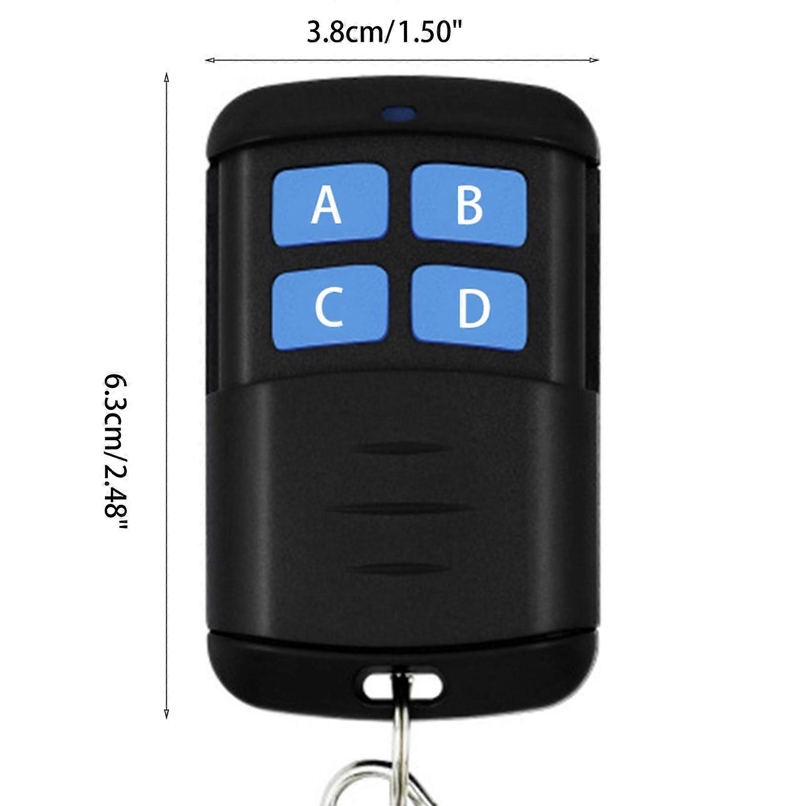Universal RF 433 MHz Remote Control Learning Code 1527 EV1527 For Gate Garage Door Controller ...