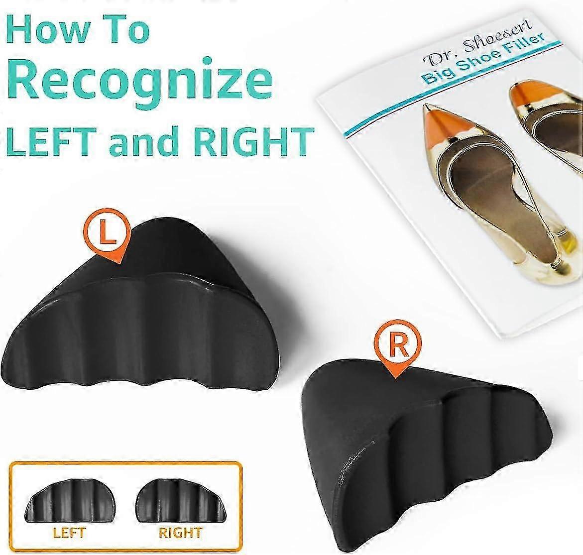 Shoe Filler Inserts For Loose Shoe, Toe Filler Inserts Make Shoes Fit ...