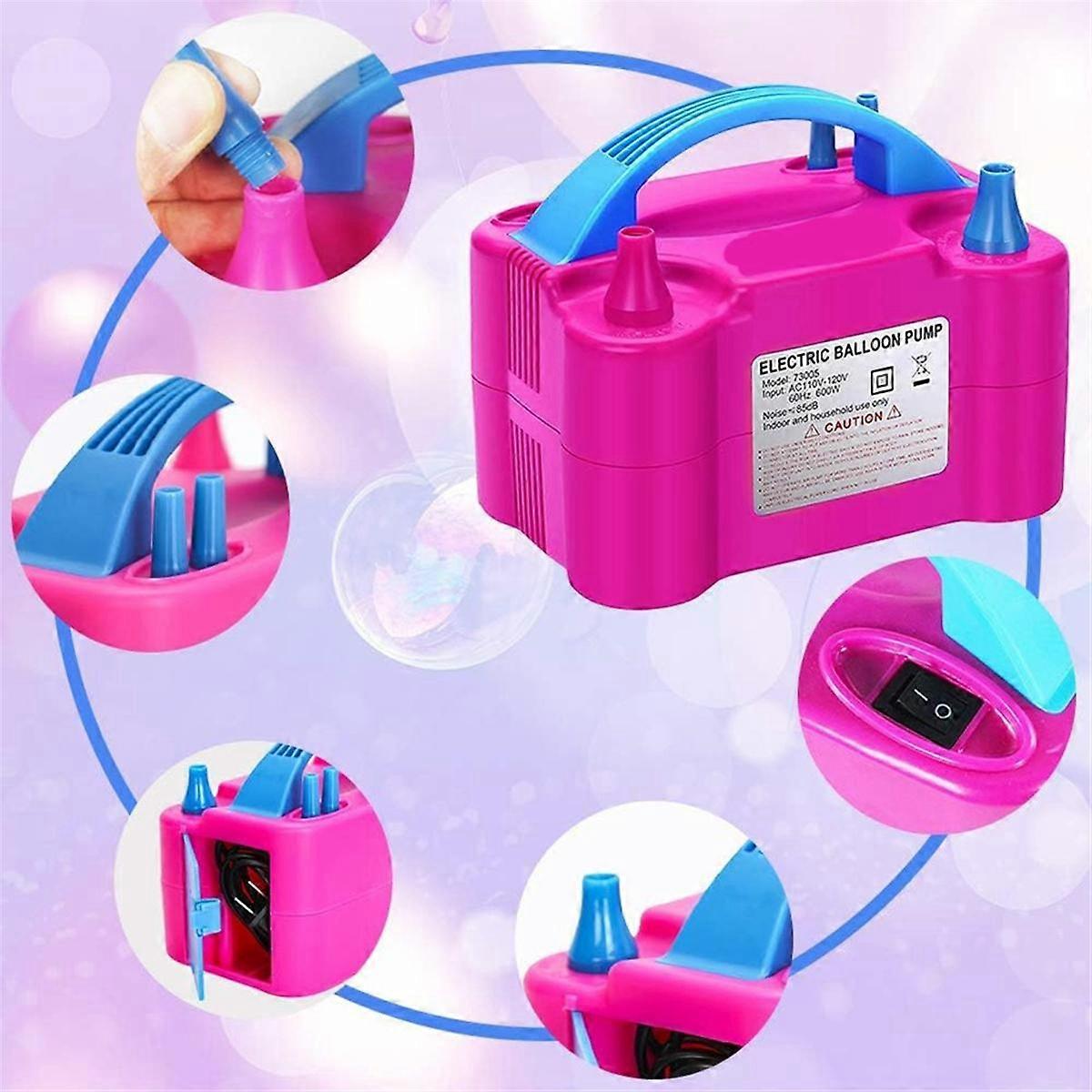 Balloon Pump Electric 600W Balloon Garland Arch Kit Air Blower Inflator ...