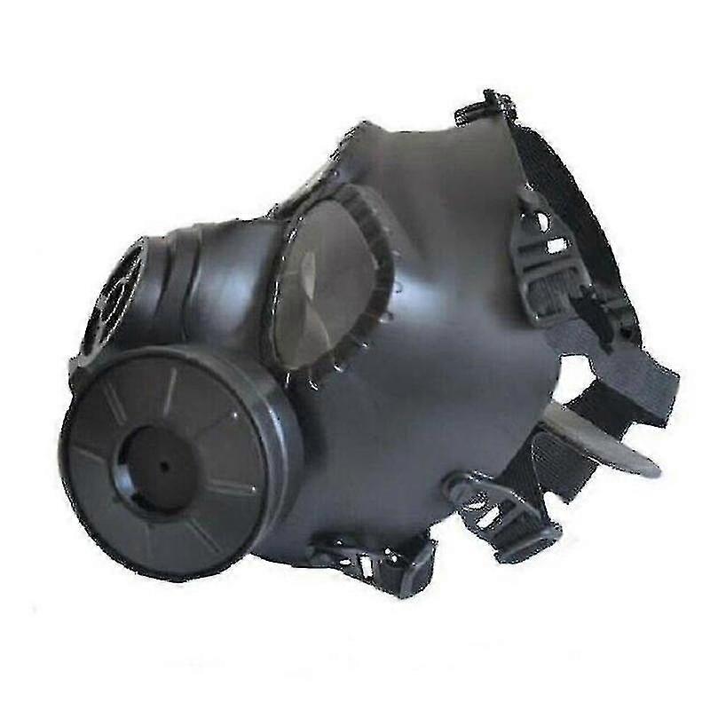 Cool Gas Full Face Mask Respirator Tactical Black Gas Mask Military ...