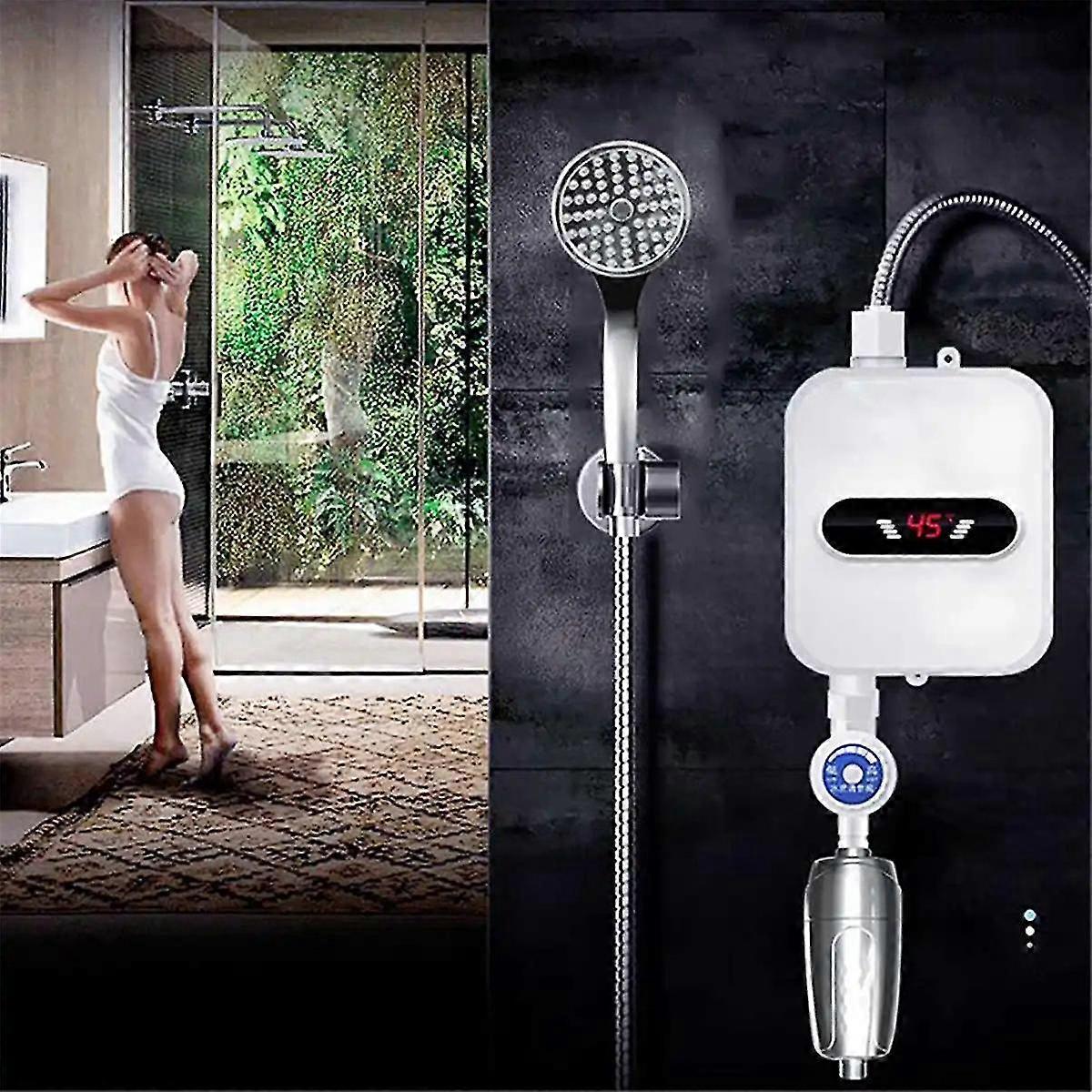 Instant Water Heater Shower Bathroom Faucet Plug Hot Water Heater 3500W ...