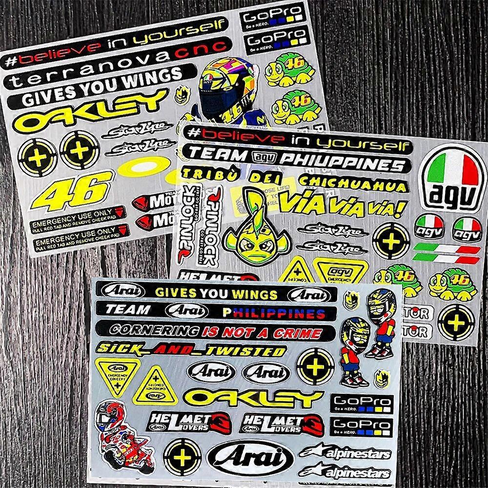 Motorcycle Motocross Bicycle Bike Vinyl Helmet Box Stickers For KTM ...