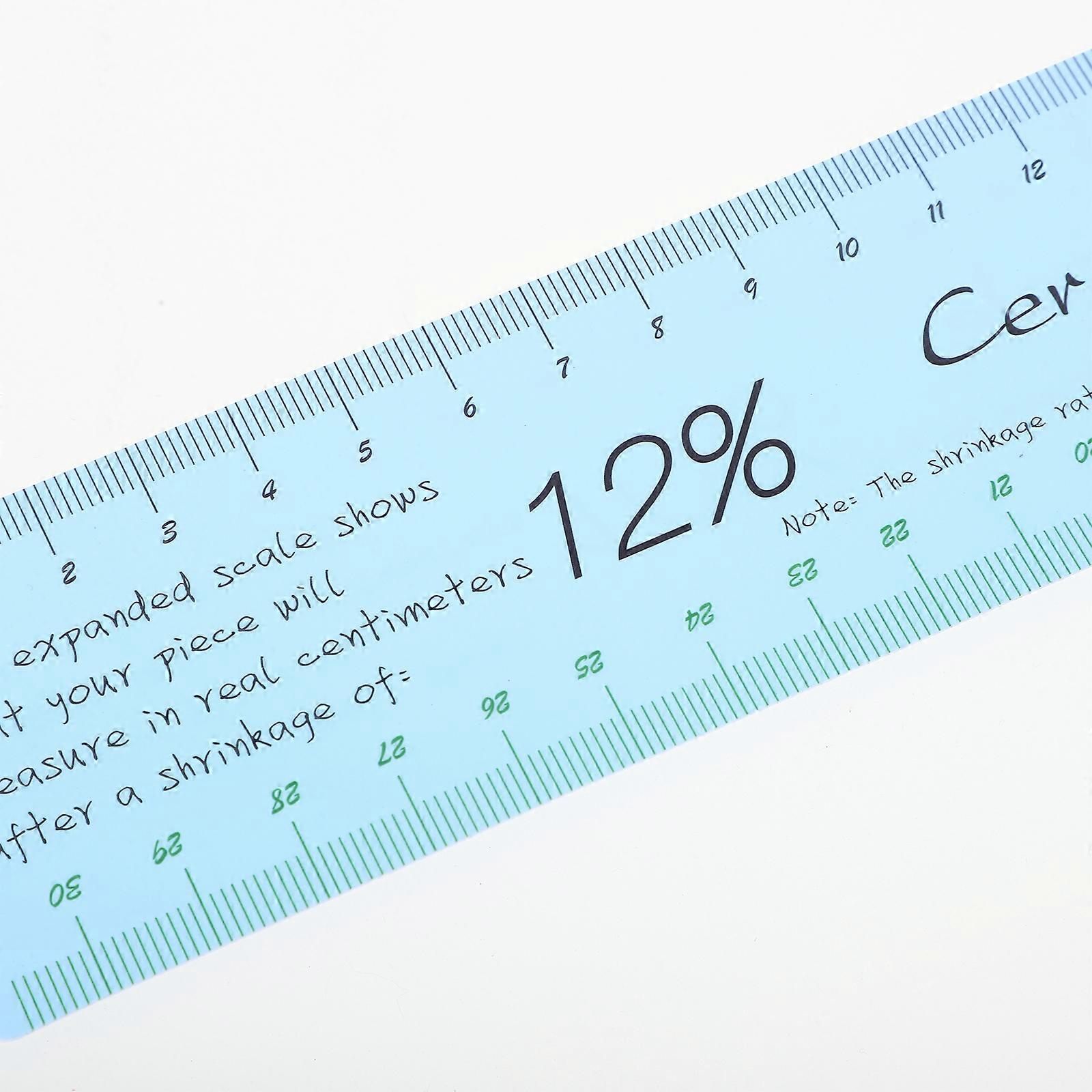 2pcs Ceramic Sculpture Used Clay Ruler Clay Ruler For Models Shrinkage ...