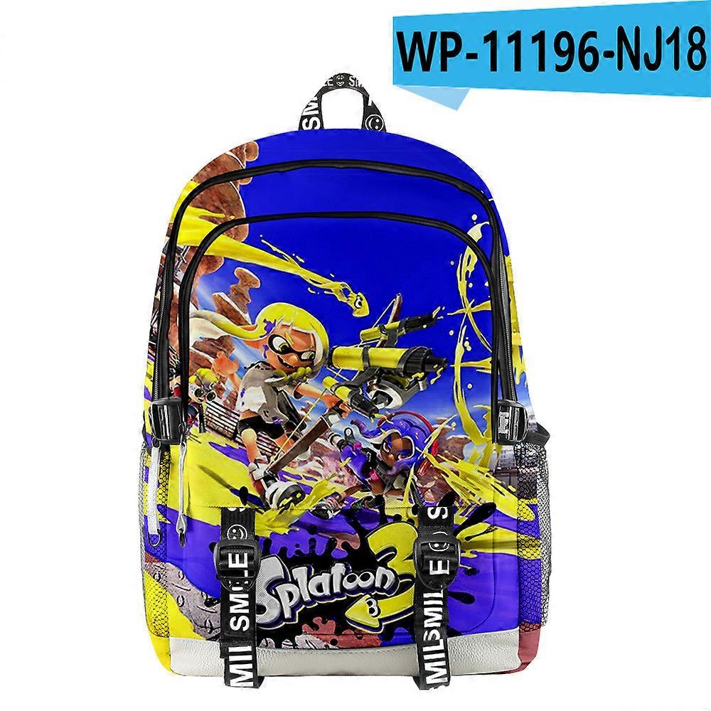 Splatoon 3 Backpack Adults Kids School Bag 2022 Hot Game Daypack Unisex ...