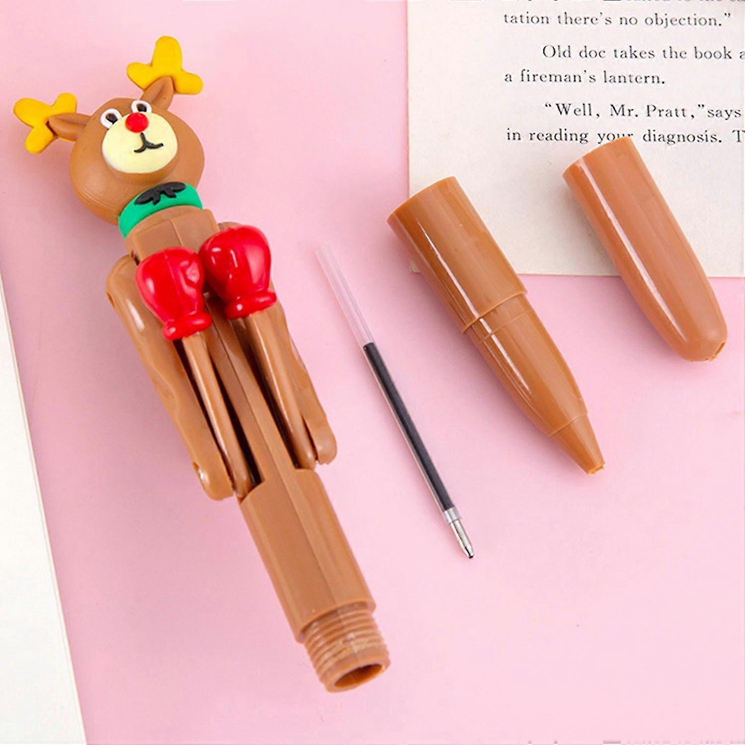 Decompression Pen Press Movable Boxing Pen Cartoon Shape Writing ...
