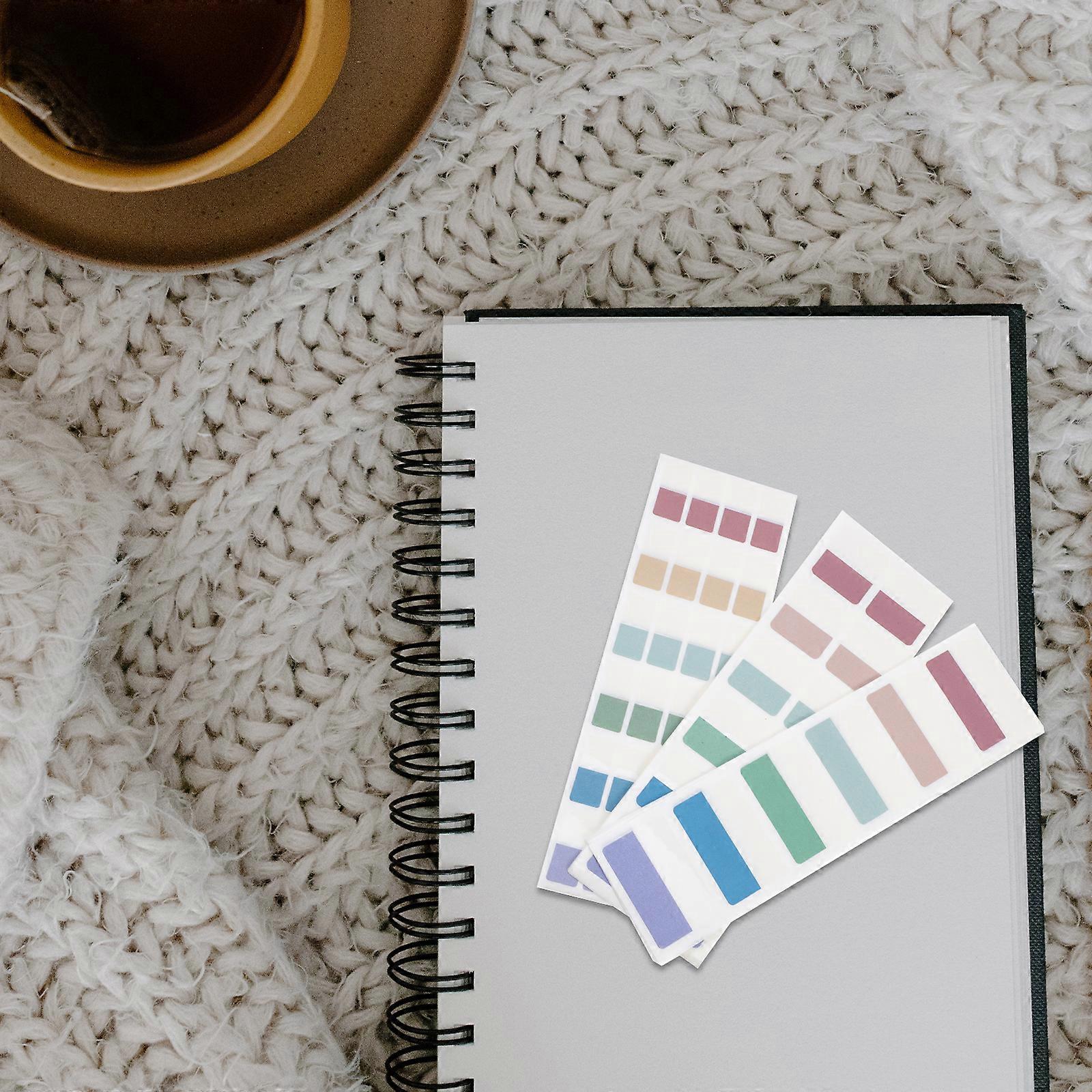 3 Packs Sticker Labels Fluorescent Stickers Nametag Labelssticker Sticky Page Markers Storage ...