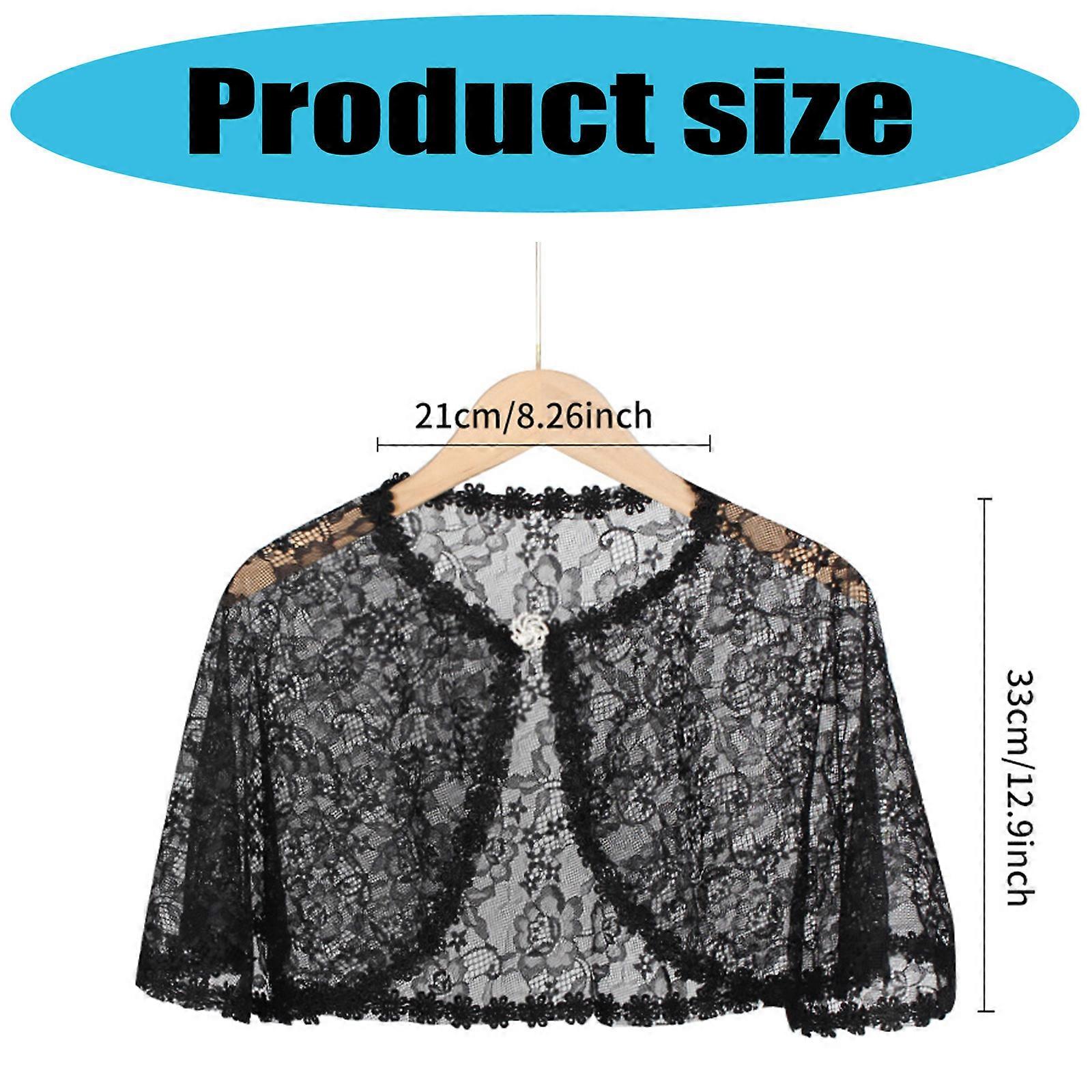 Lightweight Bridal Shawl Solid Color Shoulder Capelet Wrap with ...