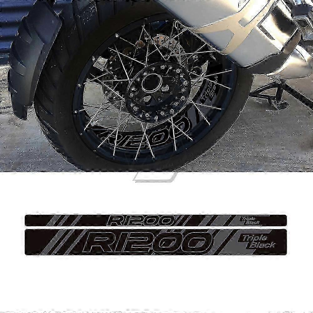 For Motorcycle Front/Rear Wheel Reflective Decal Case for BMW R1200GS ...
