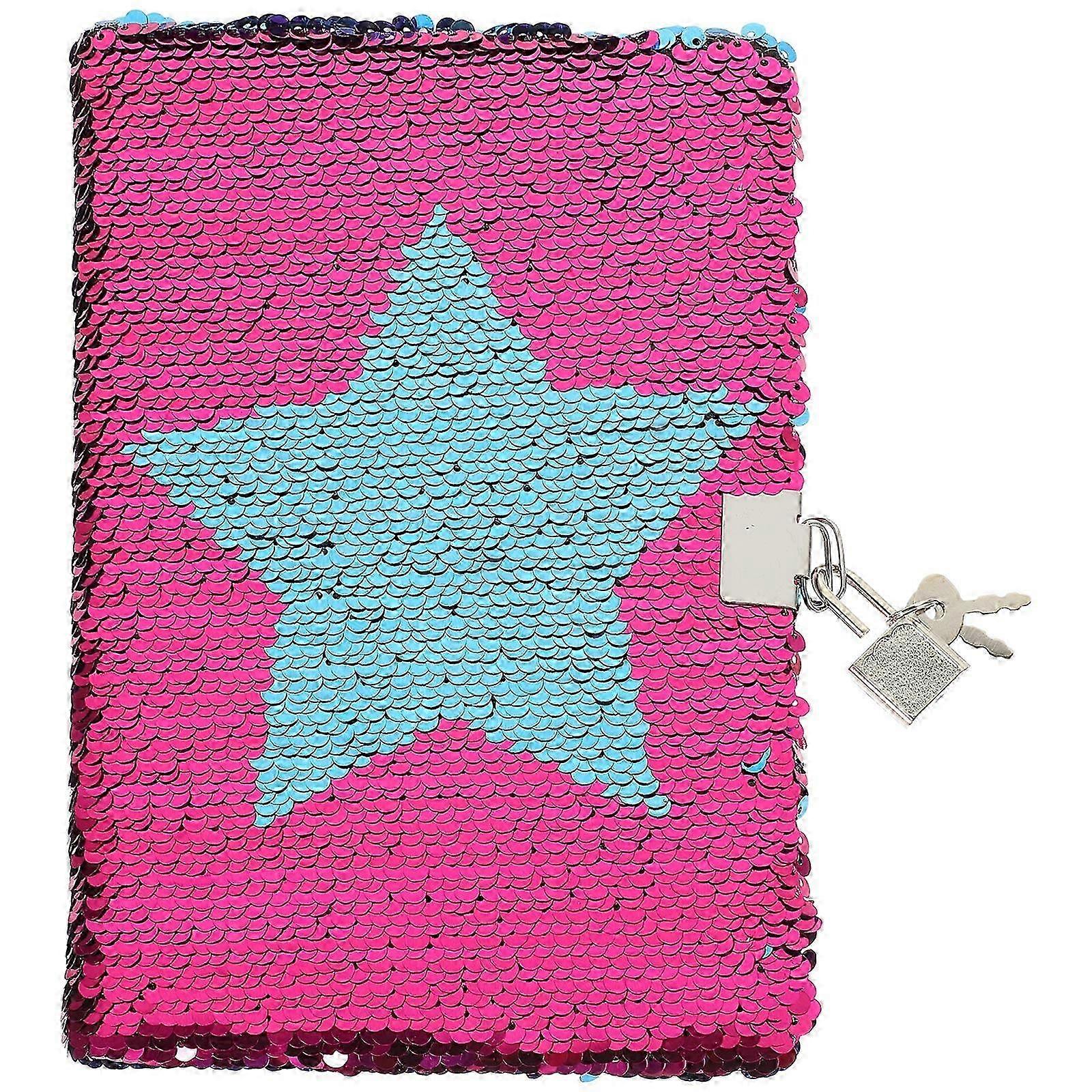 Reversible Sequin A5 Notebook - Student Novelty Notepad with Sequin ...