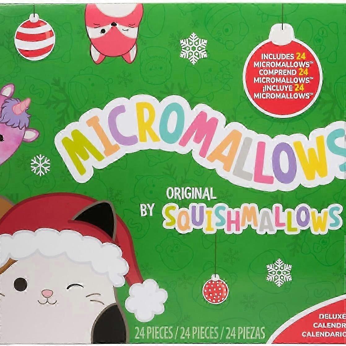 24 Micromallows Holiday Advent Calendar, 2025 Squishmallows Advent ...