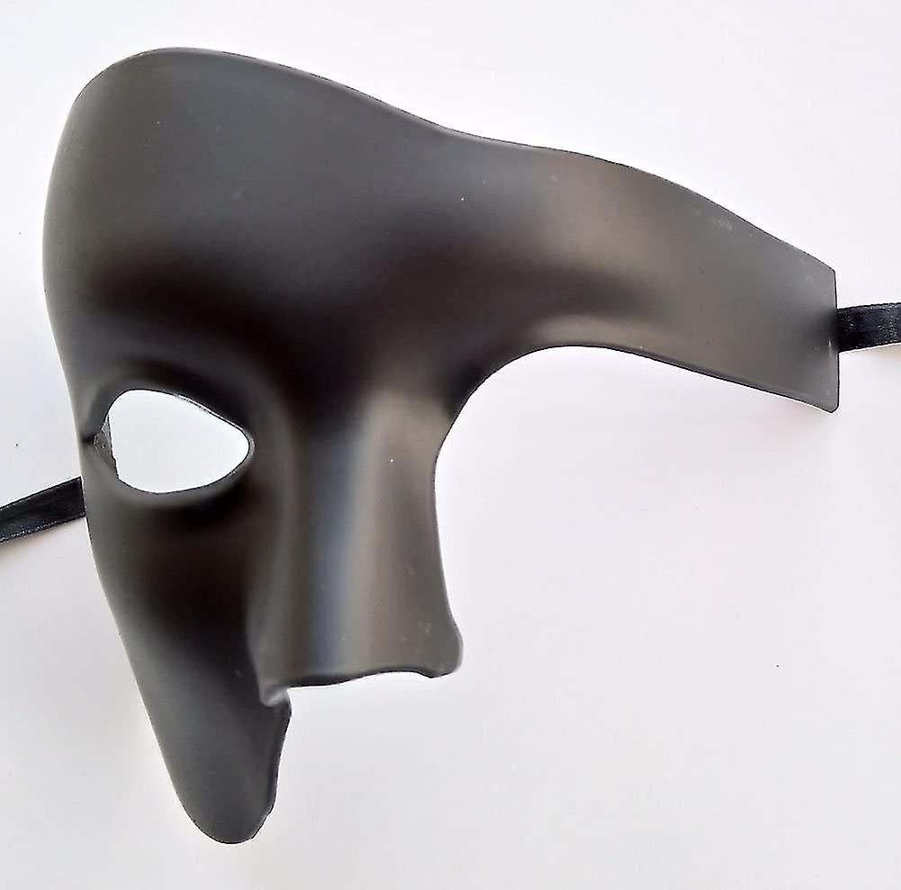 1 Piece Masquerade Mask Retro Phantom Of The Opera One Eye Half Face ...