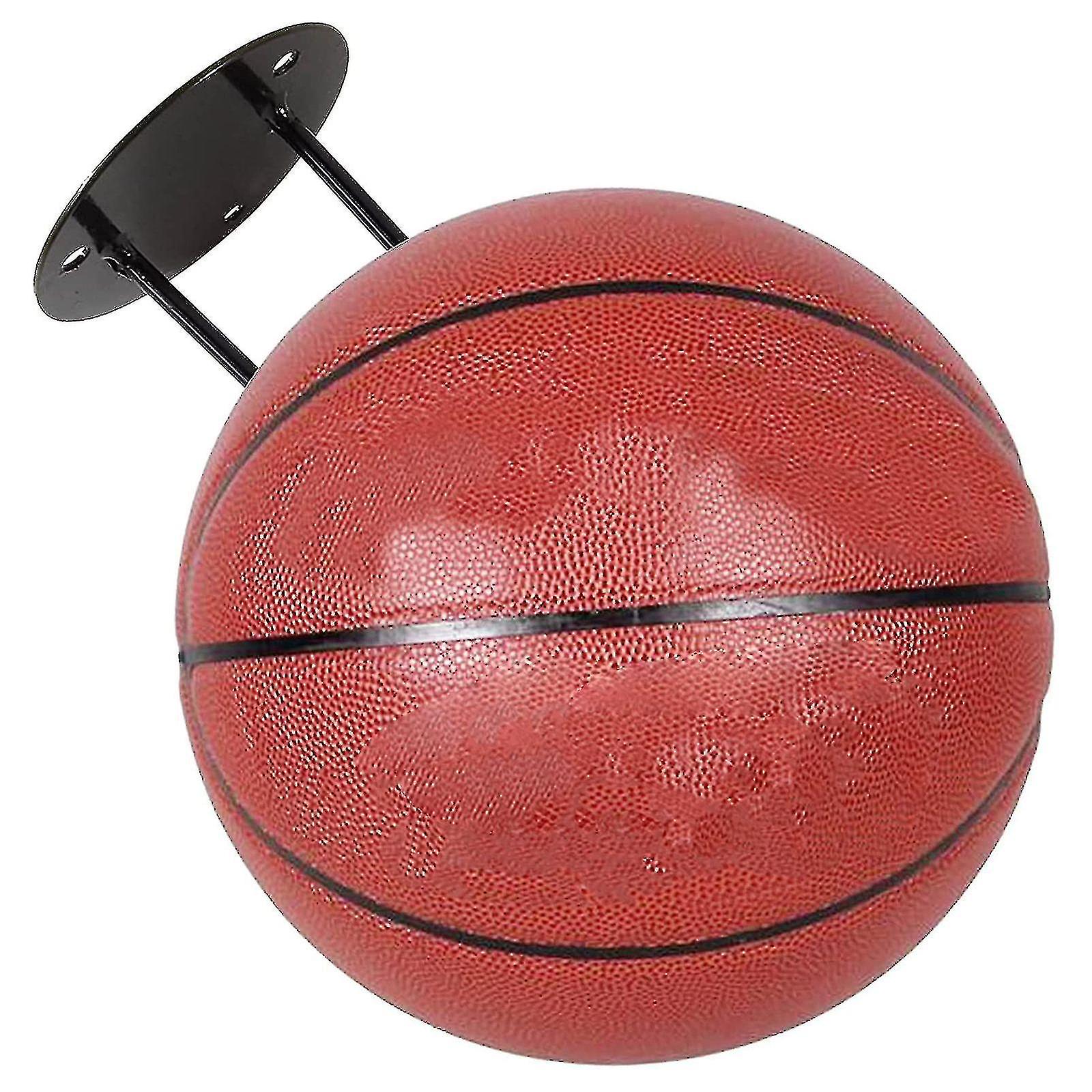 2pcs Wall Mounted Ball Holder For Basketball Volleyball Rugby Soccerab ...