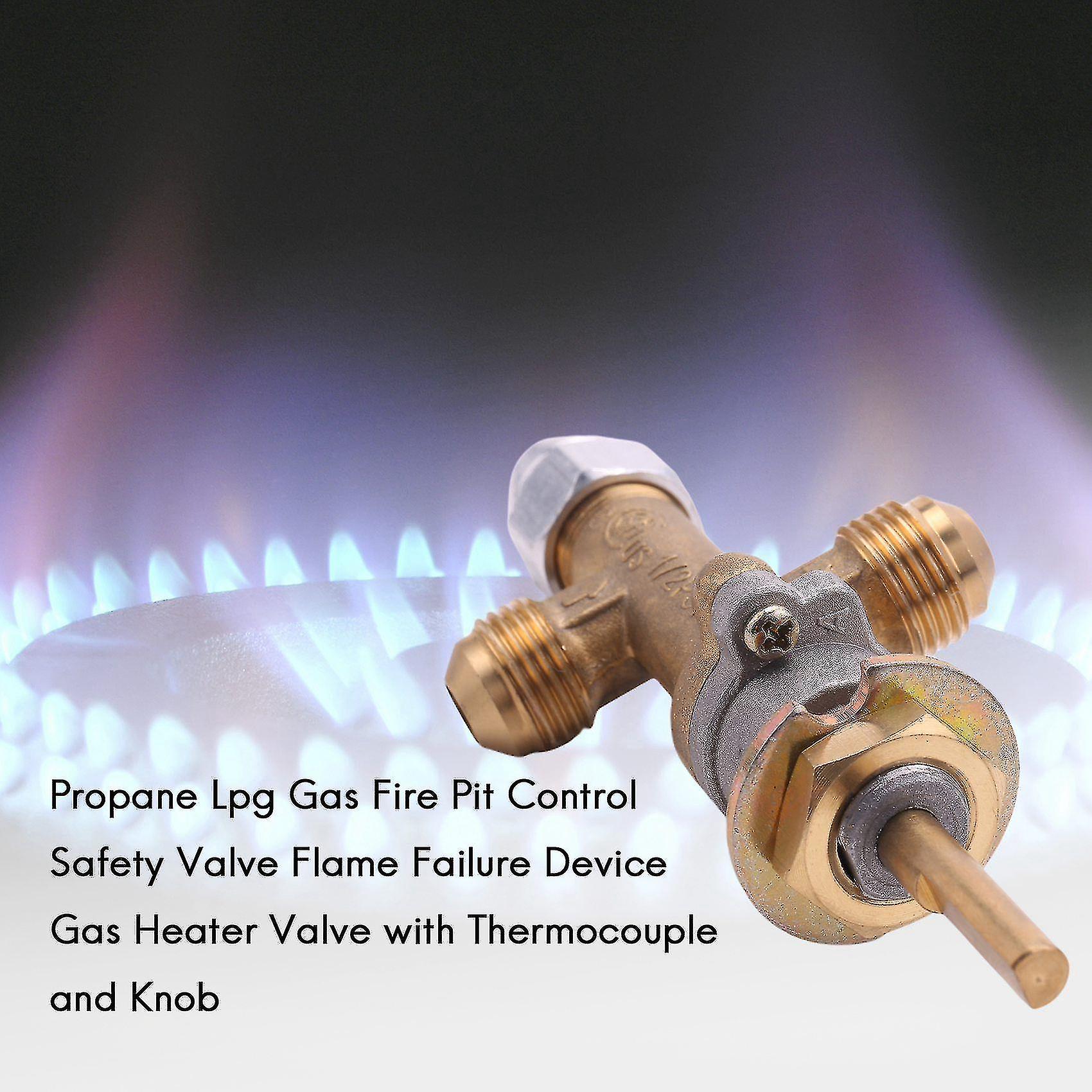 Propane Lpg Gas Fire Control Safety Valve With Thermocouple And Knob ...
