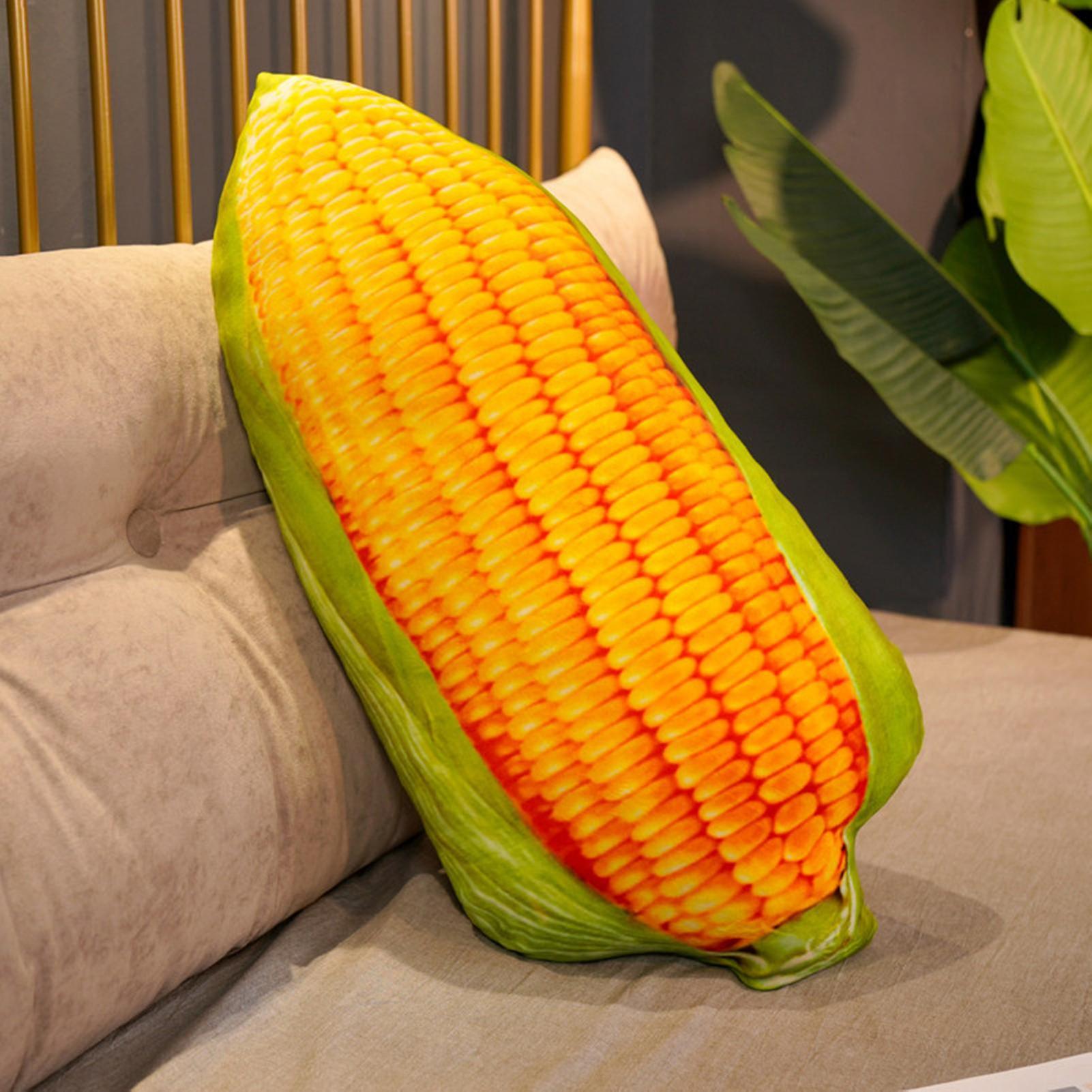 Corn Cob Small Throw Pillow Simulated Corn Plush Toy Soft Touch Hug For ...