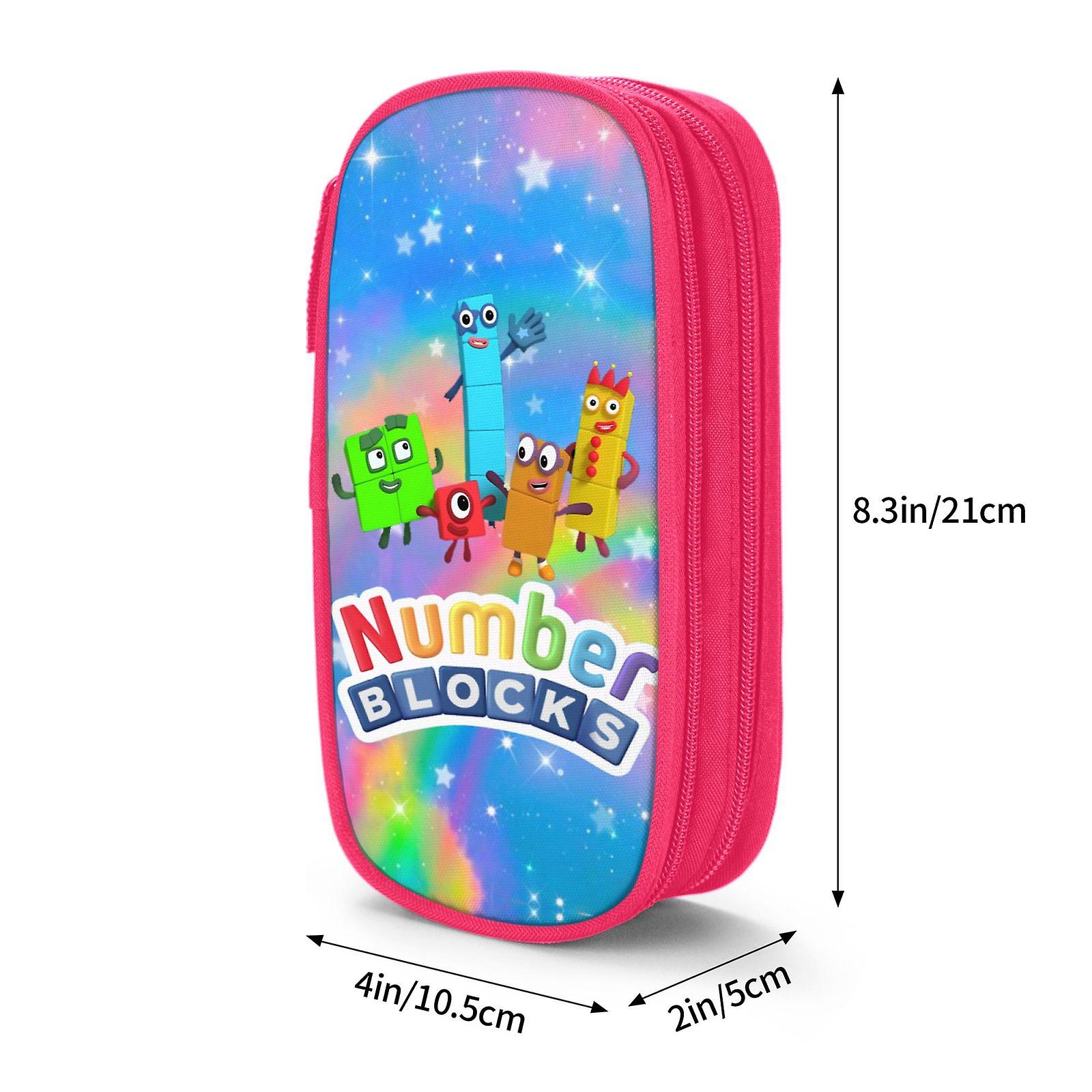 Numberblocks Pencil Case, Multipurpose Pencase ,Large Capacity Durable ...