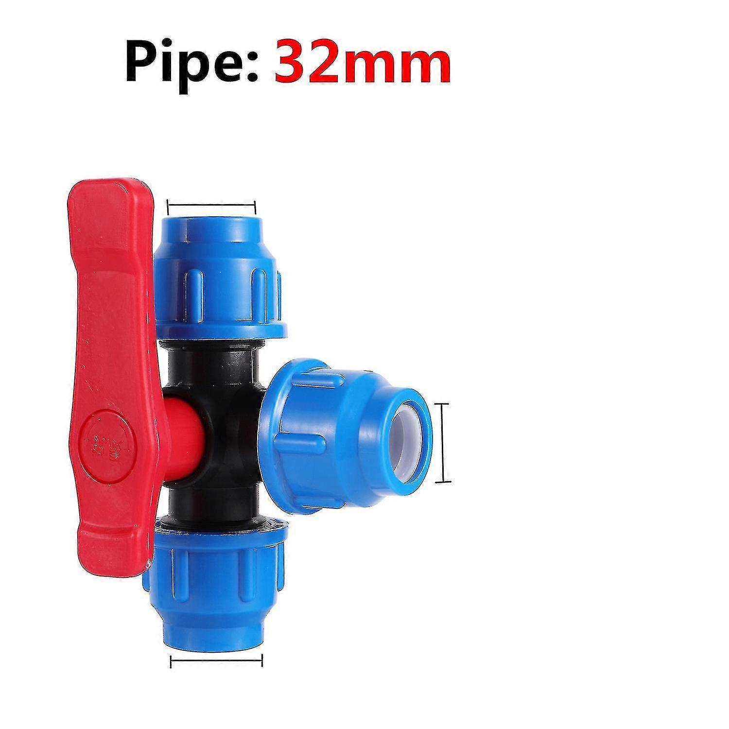Pe Connector Pipe Fittings 32mm Water Tube Direct Connection Joint Fast ...