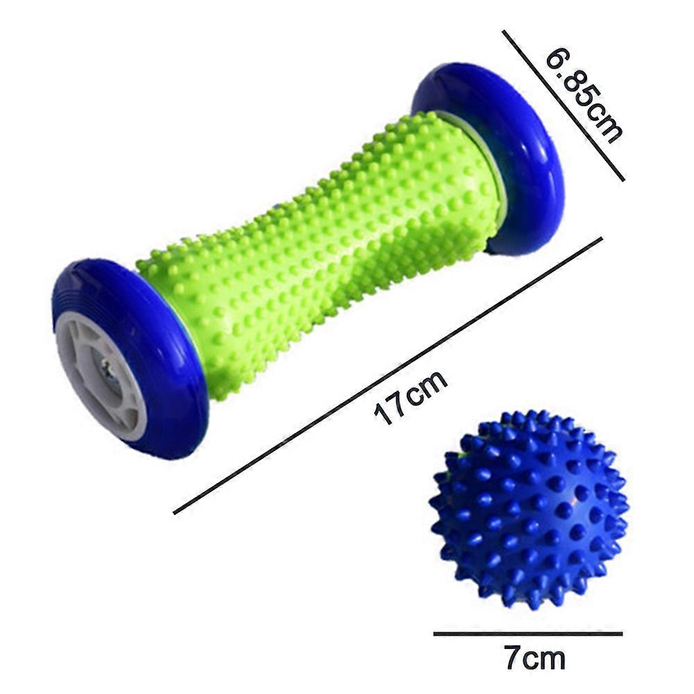 Massage ball|Three-piece Muscle Relaxation Conjoined Fascia Ball - Blue ...
