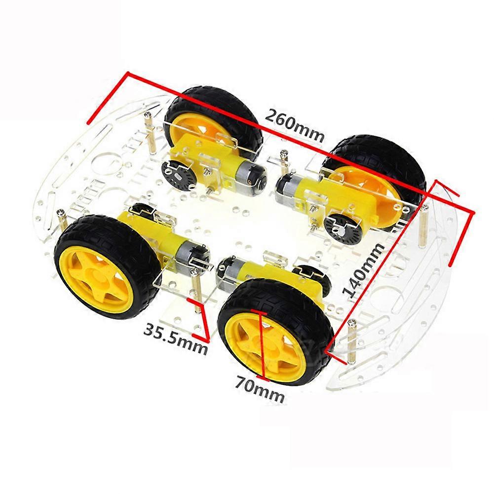 DIY Robot Smart Car Chassis Kit for Arduino Drive Controller Board ...