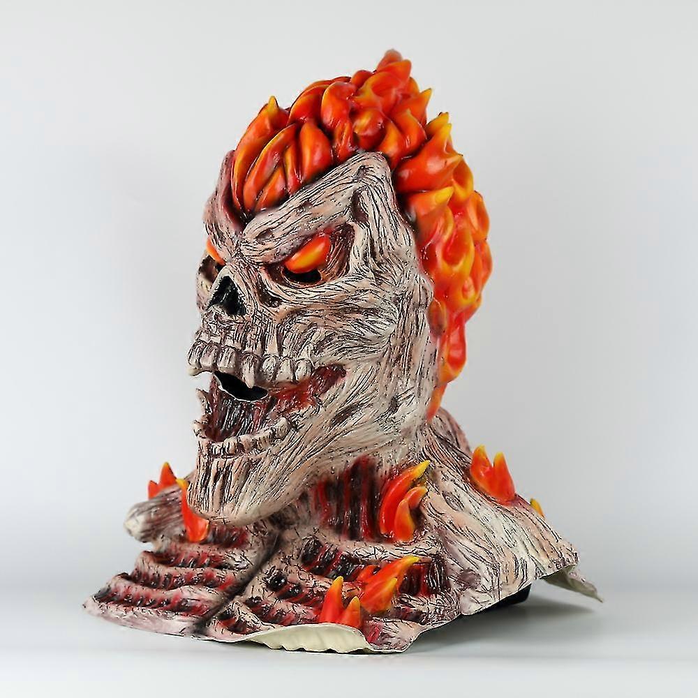 Mask Fireman Party Props Skull Halloween Cosplay Full Read Masquerade ...