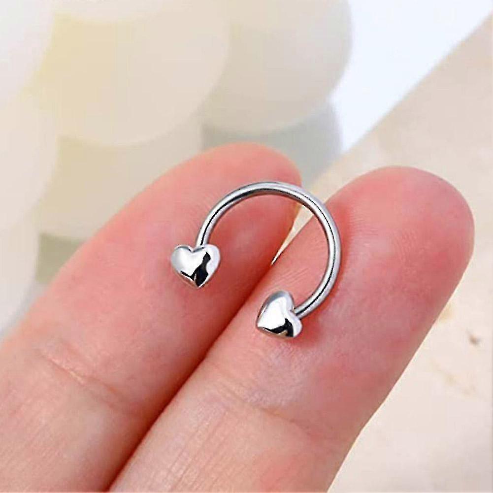 Stainless Steel Rings For Septum, Nose, Heart, Star, Stud, Earring ...