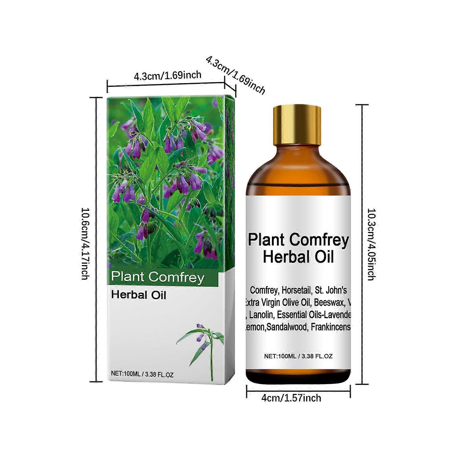Herbal Comfrey Oil Massage Essential Oil Nourishing Body Oil Soothing ...