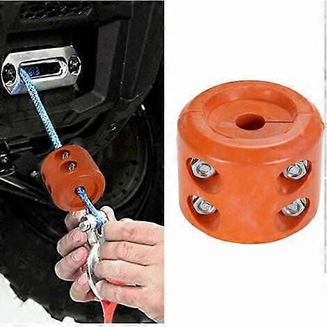 Winch Hook Stopper, Cable Protector, Rubber Grip Pad - Orange QPUION ...