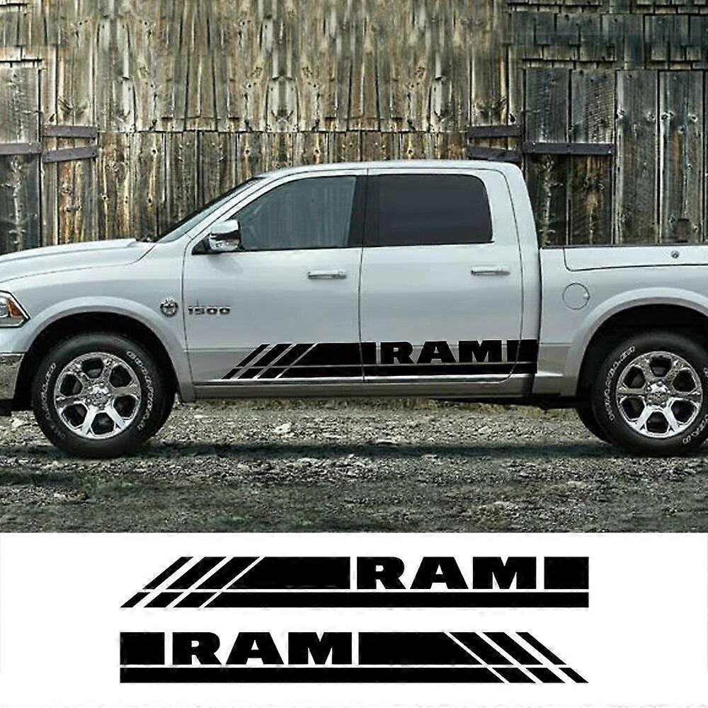 Pickup Door Side Skirt Decals For Dodge RAM 1500 2500 Truck Graphics Stripes Decal Car Custom ...