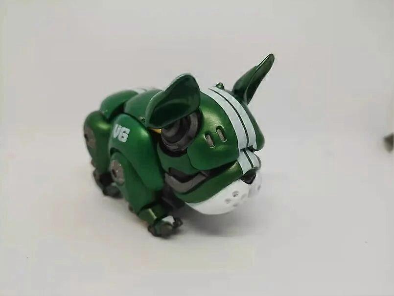 HWJ RAMBLER Mechanical Bulldog Red Green Robot Dog Action Figure ...