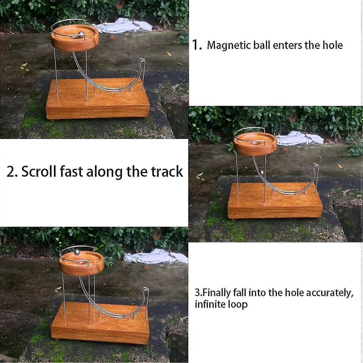 Kinetic Art Perpetual Motion Machine Rolling Ball Perpetual Marble ...