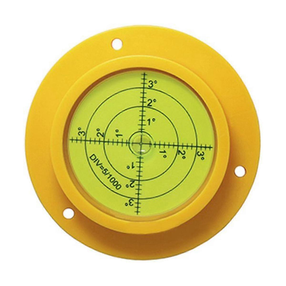 Round Bubble Level, 90X17mm High Precision Circular Spirit Level with 3 ...