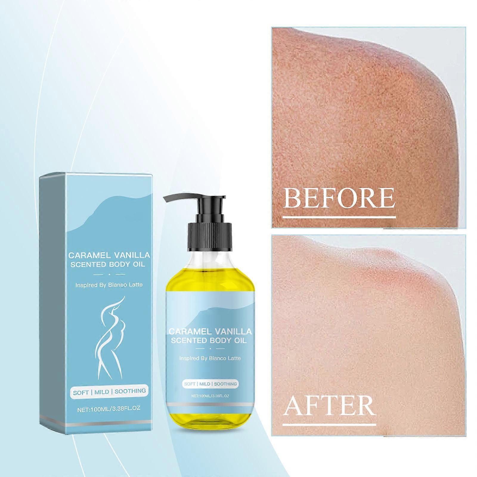 Caramel Vanillas Body Oil Moisturizes And Moisturizes Sweet Body Odor ...