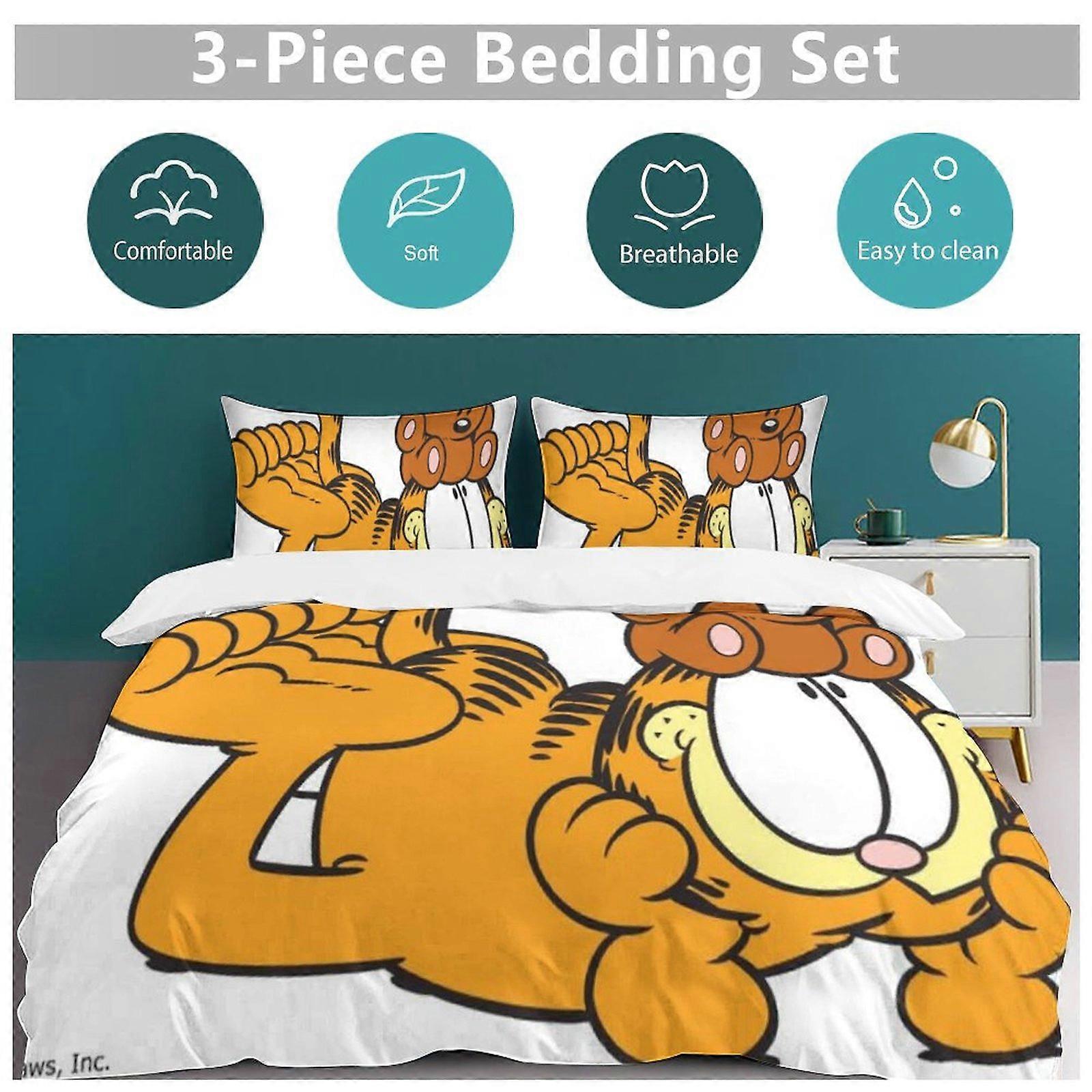 a2712 Bed Sheets The Garfield Bedding Set Duvet Cover Set ing Cartoon ...