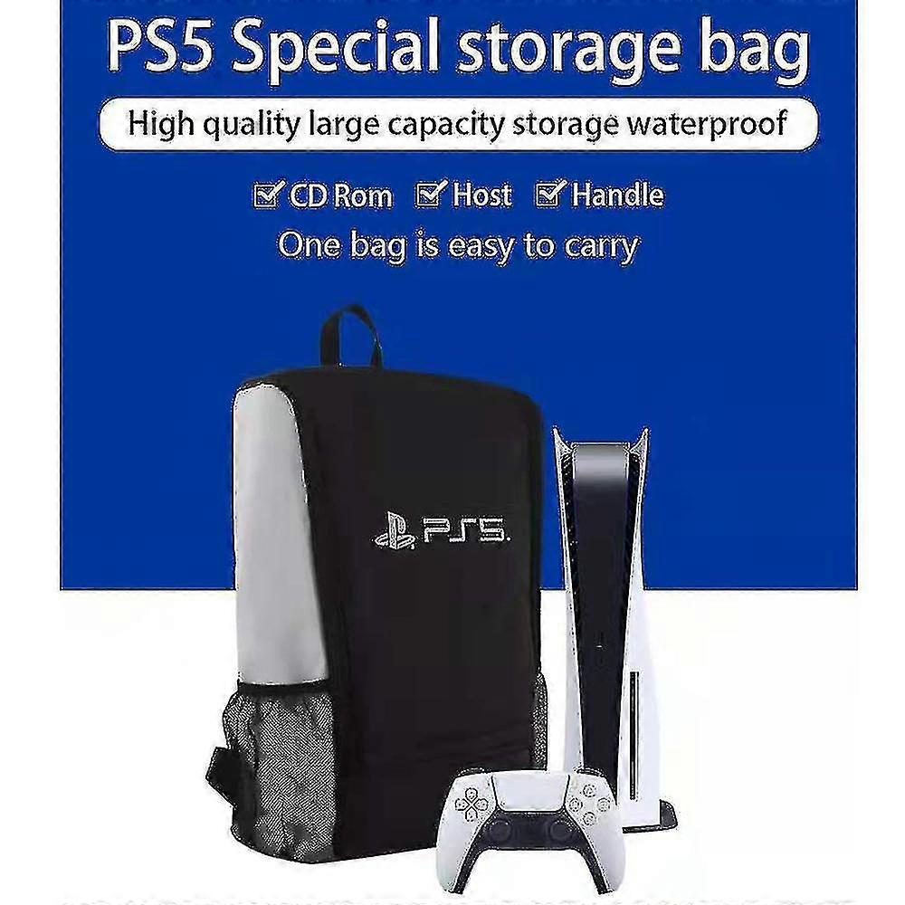Ps5 Travel Case Storage Bag Carrying Backpack Game Console Accessories ...