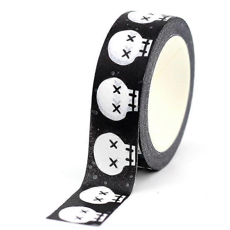 Decorative Skulls Spider Web Bat Halloween Washi Tape Set Diy Craft ...