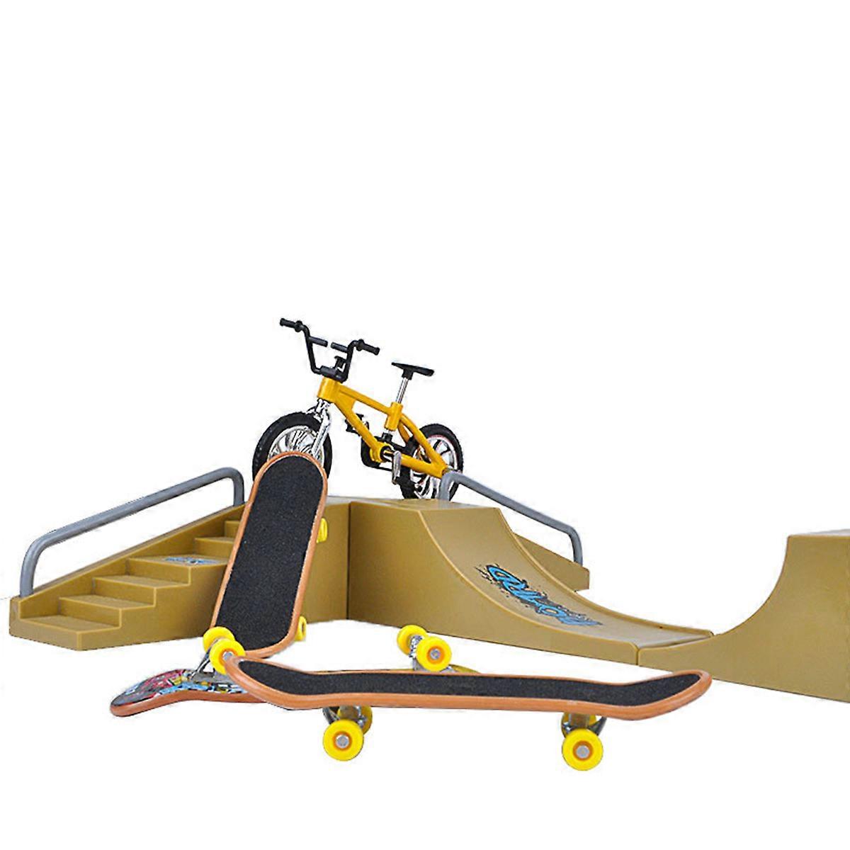 Finger Scooter Skate Boarding Mini Finger Bike Toy DIY Kits Adults ...