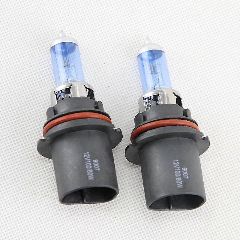 9007 Halogen light light Xenon Bright Blue Quartz Glass front HeadLight ...