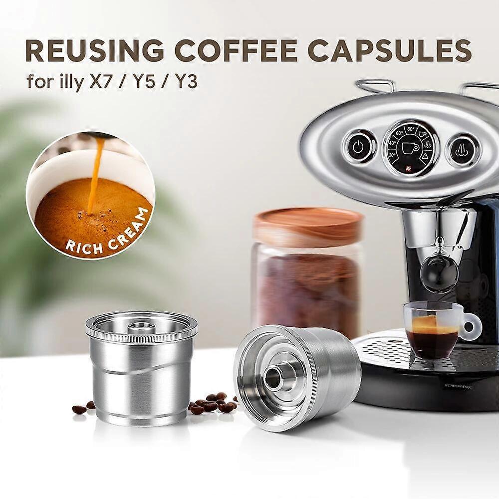 Reusable Coffee Capsule Fit for illy X7,illy Y3,illy Y5 Machine ...