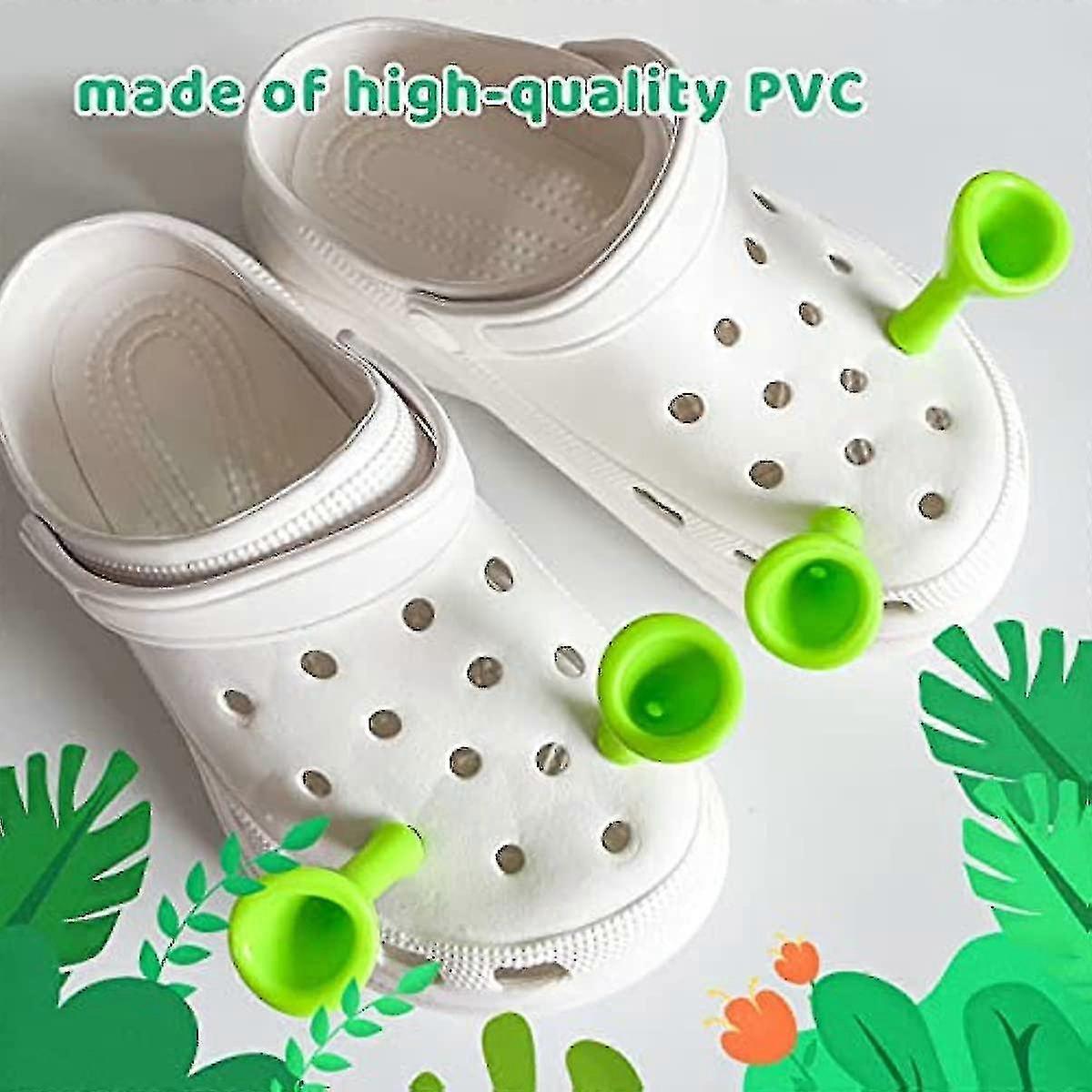 10pcs Cartoon Ear Shoe Ch , Mini Shrek Ears Shoe Ch For Crocs, Cartoon ...