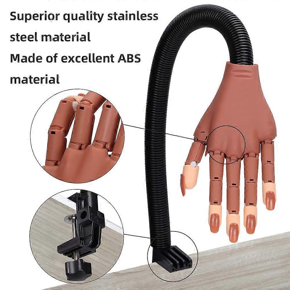 Practice Hand For Acrylic Nails, UBIUO Nail Practice Hand With 200 PCS ...