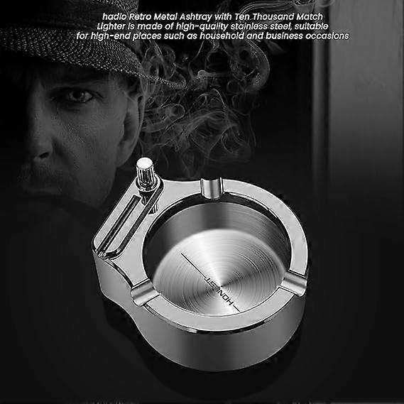 Cigarettes Ashtray with Lighter, Ashtray with Ten Thousand Match ...