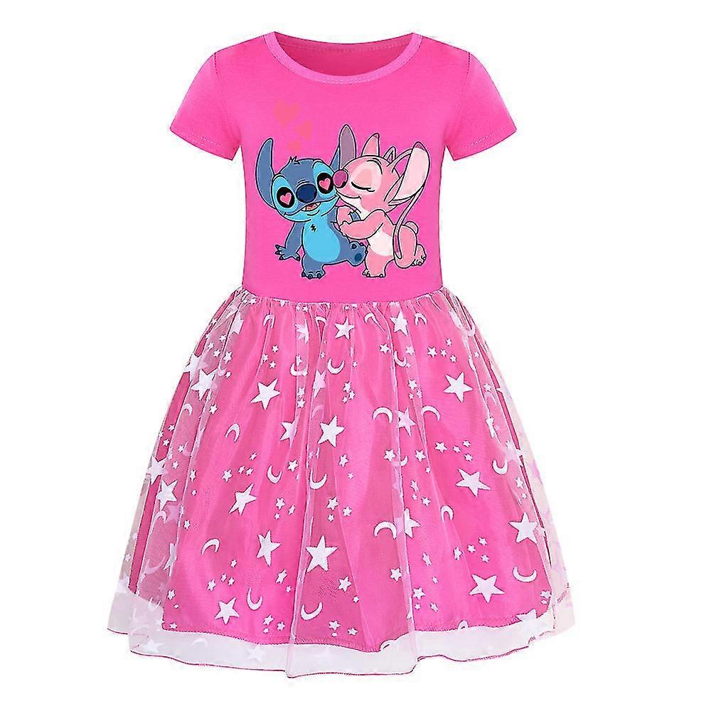 Lilo And Stitch Kids Summer Lilo Stitch Cosplay Dress Baby Girls Cute ...
