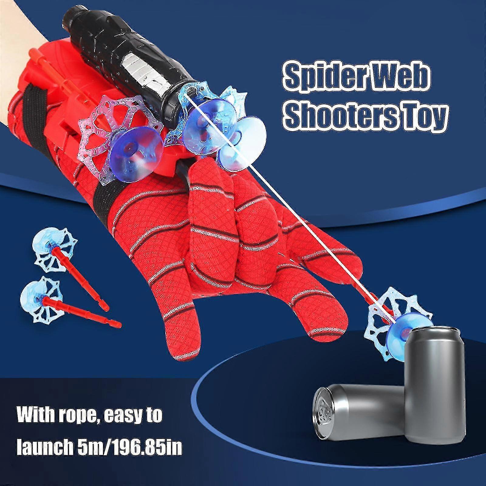 Spider Web Shooters Toy For Kids Fans Hero Launcher Wrist Toy Set ...