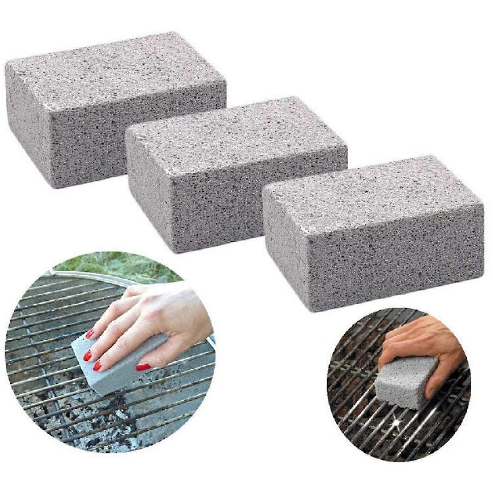Barbecue Grill Scrubbing Stone, BBQ Grill Brick Cleaner, Griddle Stone ...