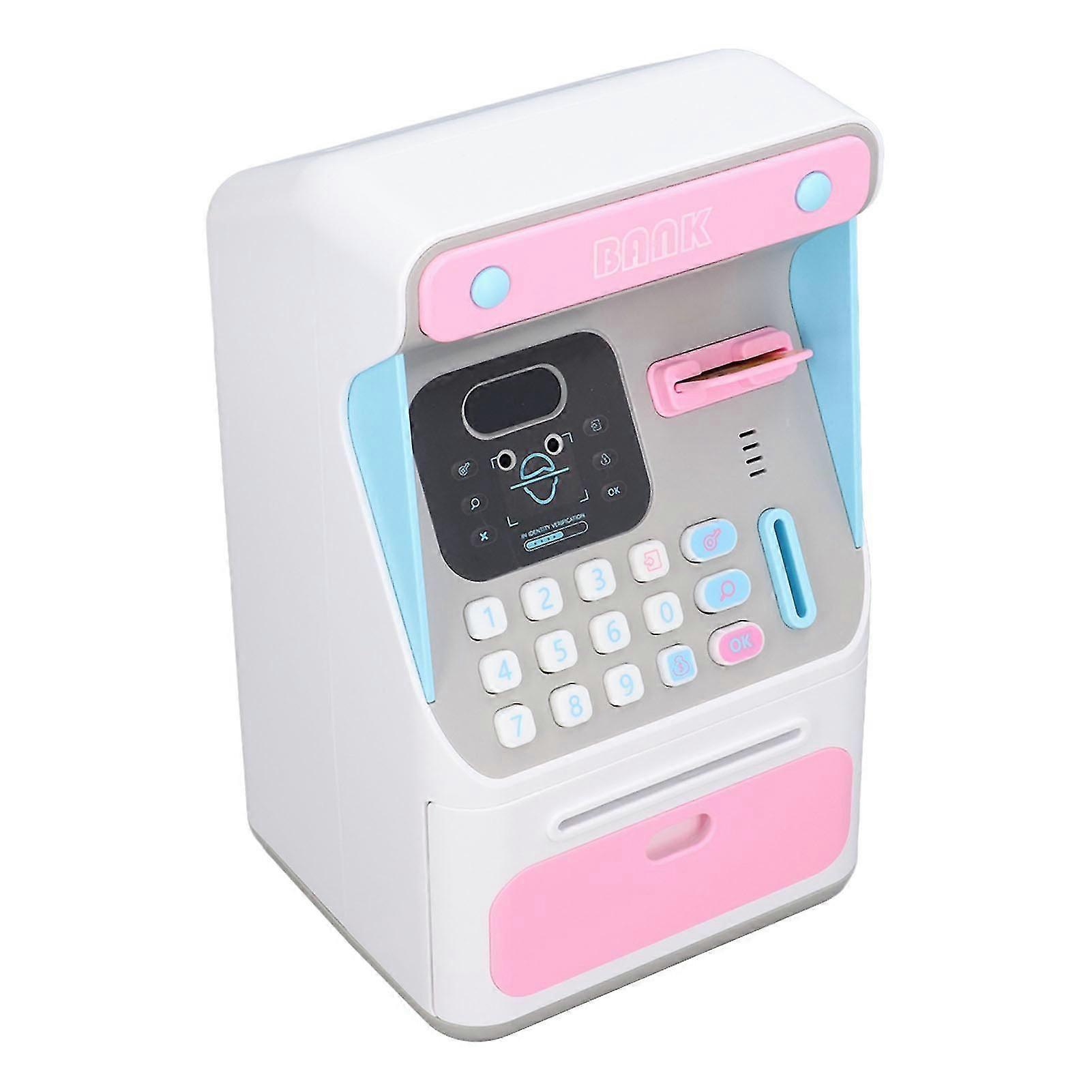 Kids ATM Savings Money Bank Large Capacity Password Safe Face ...