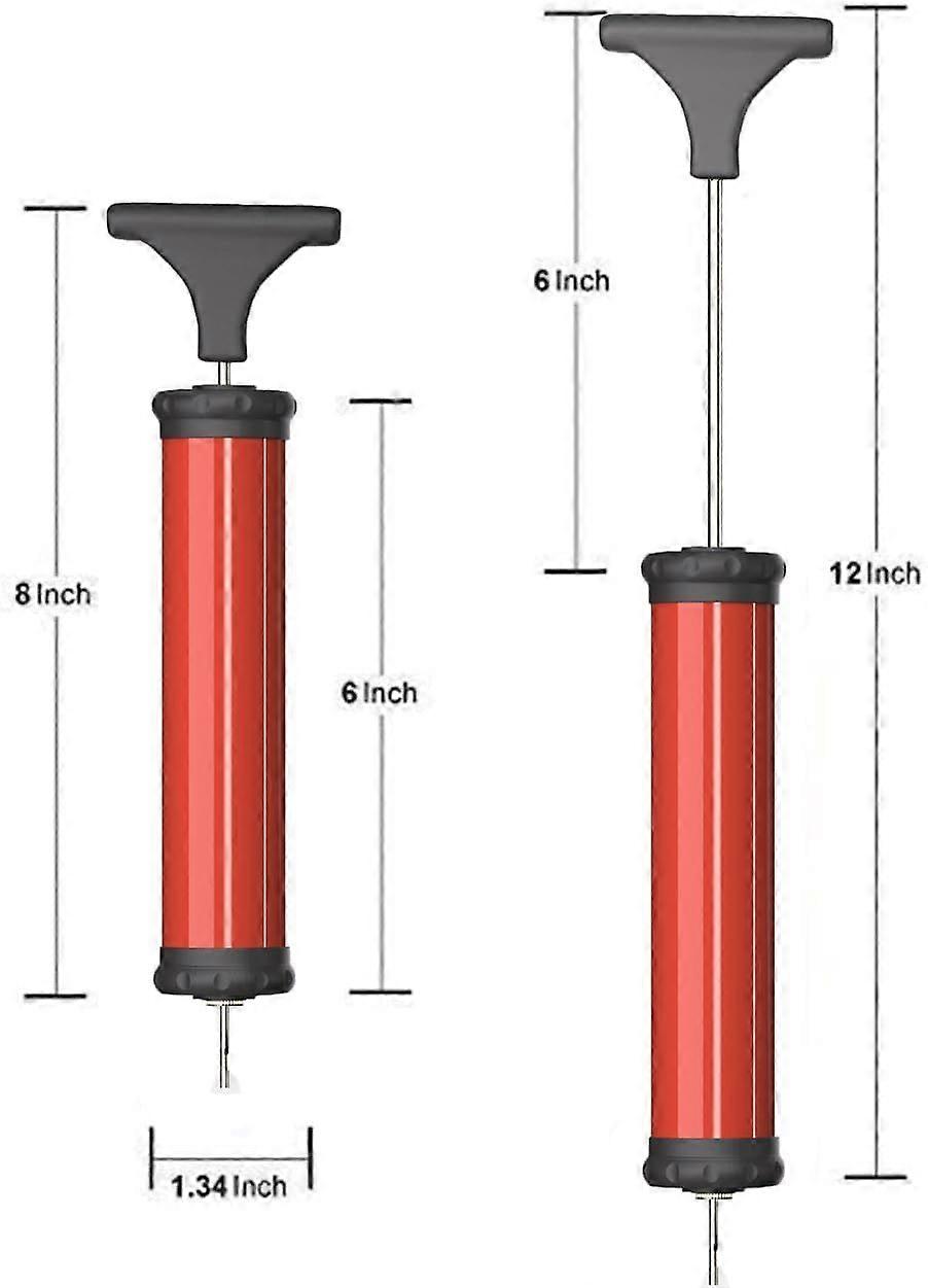Portable Ball Pump, Air Pump Inflation Kit with Needle, Nozzle ...